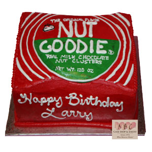 (1133) Nut Goodie Theme Birthday Cake - ABC Cake Shop & Bakery