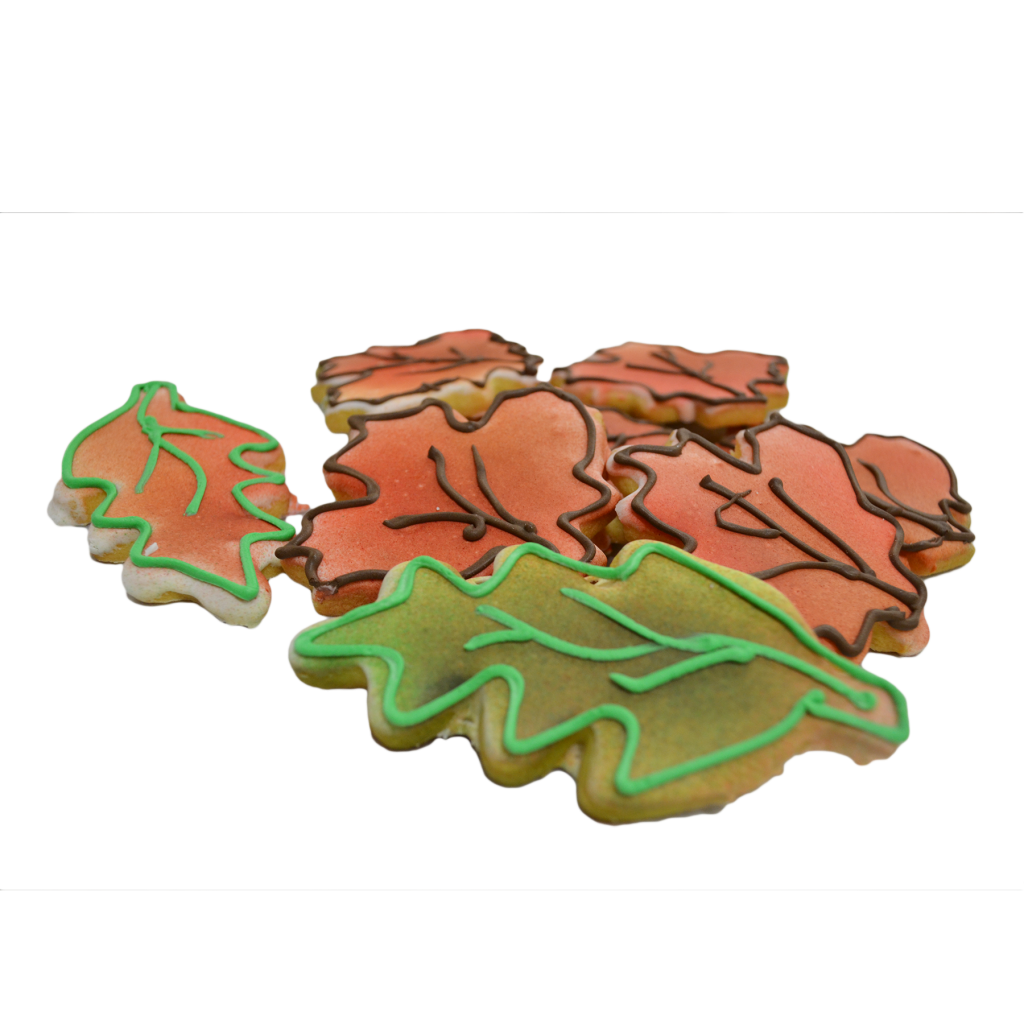 (1389) Maple Flavored Iced Leaf Cookies - ABC Cake Shop & Bakery