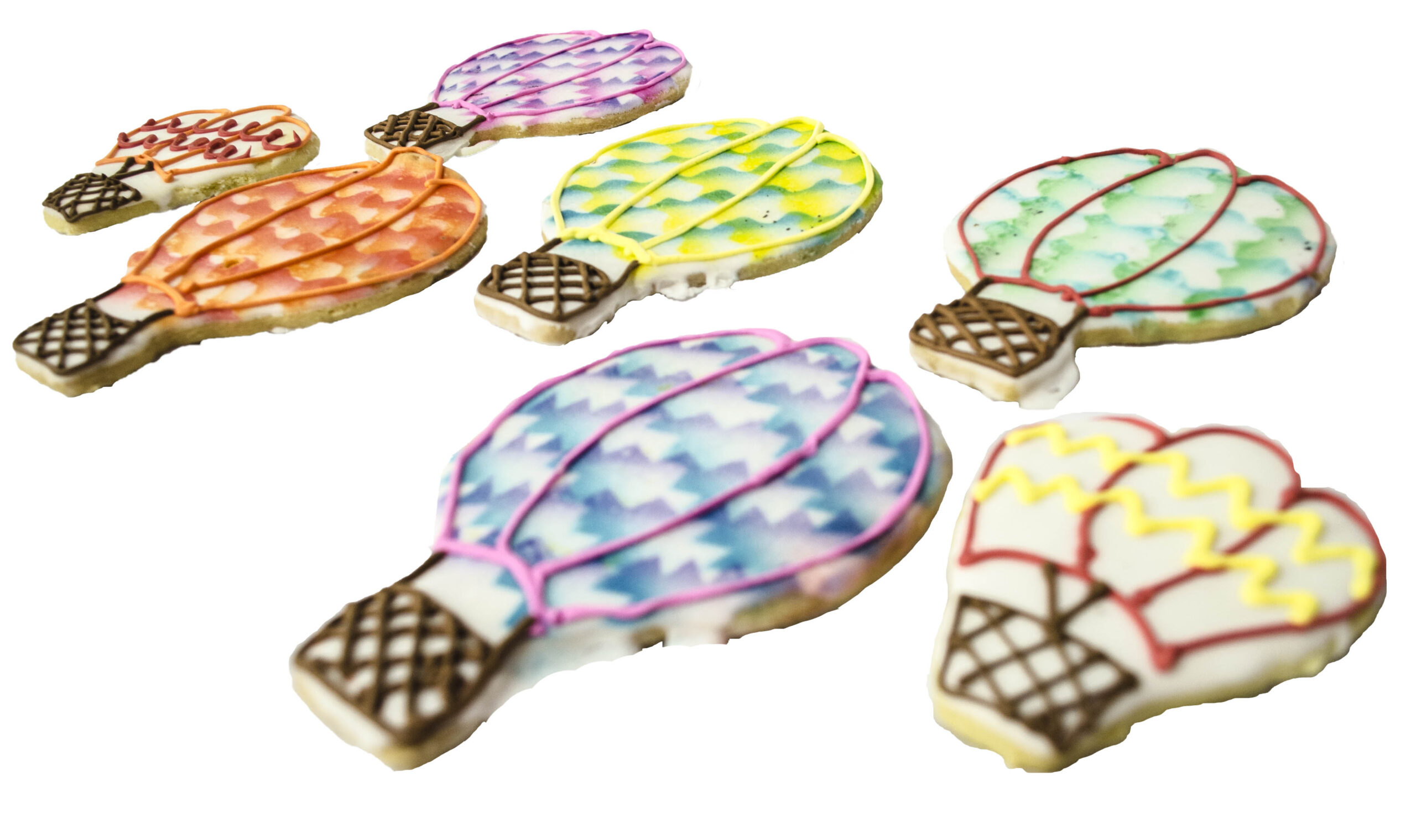 (1404) Balloon Fiesta Iced Cookies - ABC Cake Shop & Bakery