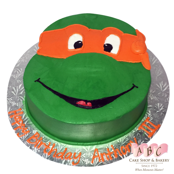 Michelangelo Ninja Turtle Cake