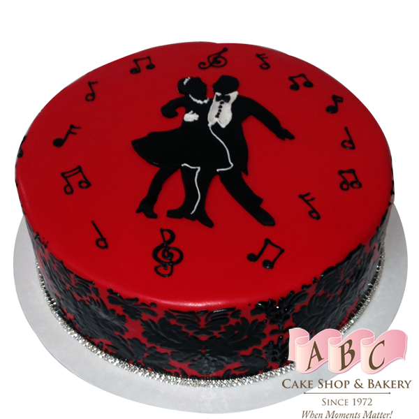 (1441) Swing Dancing Cake - ABC Cake Shop & Bakery