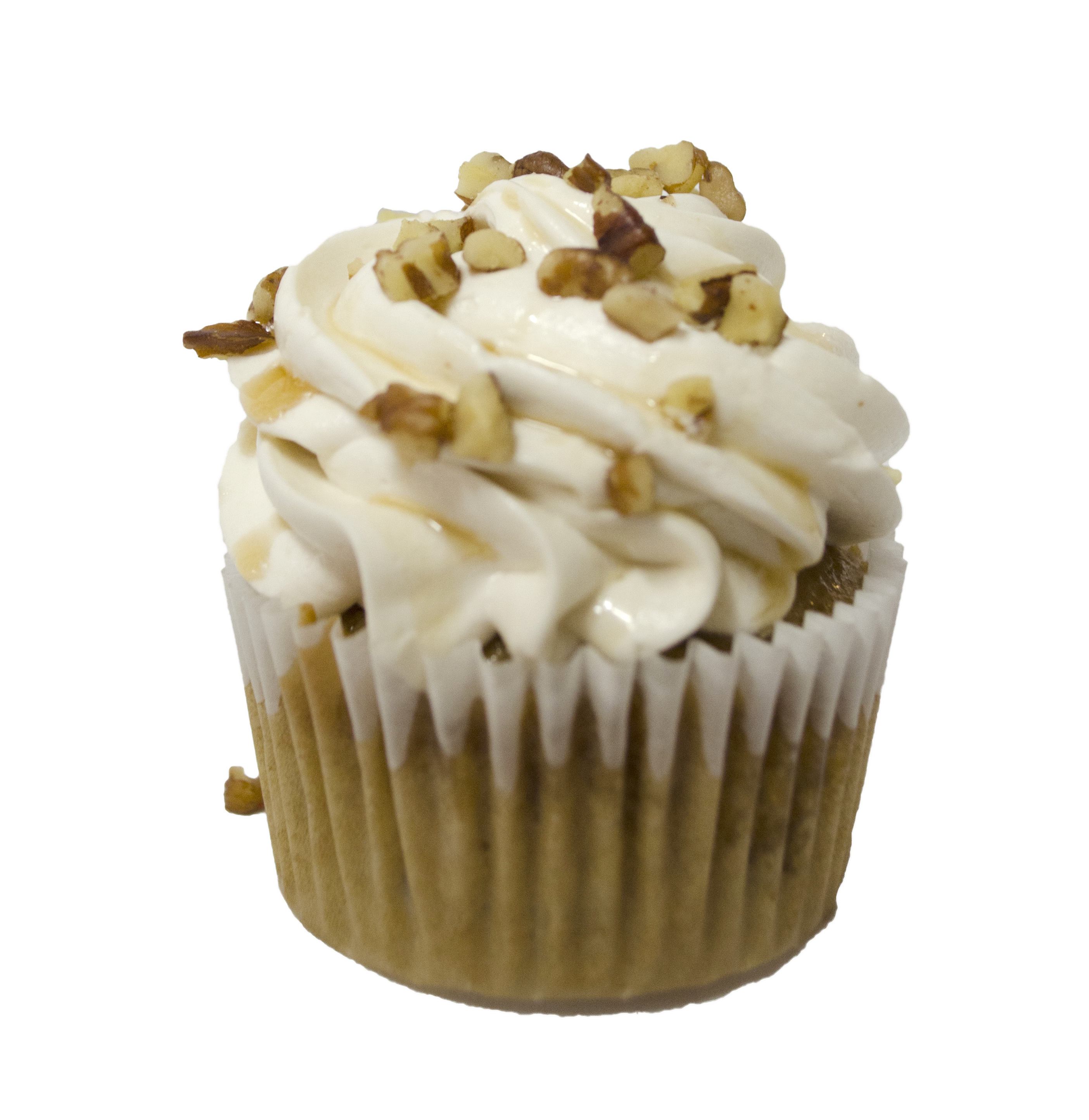 (1494) Maple Buttered Pecan Cupcake - ABC Cake Shop & Bakery