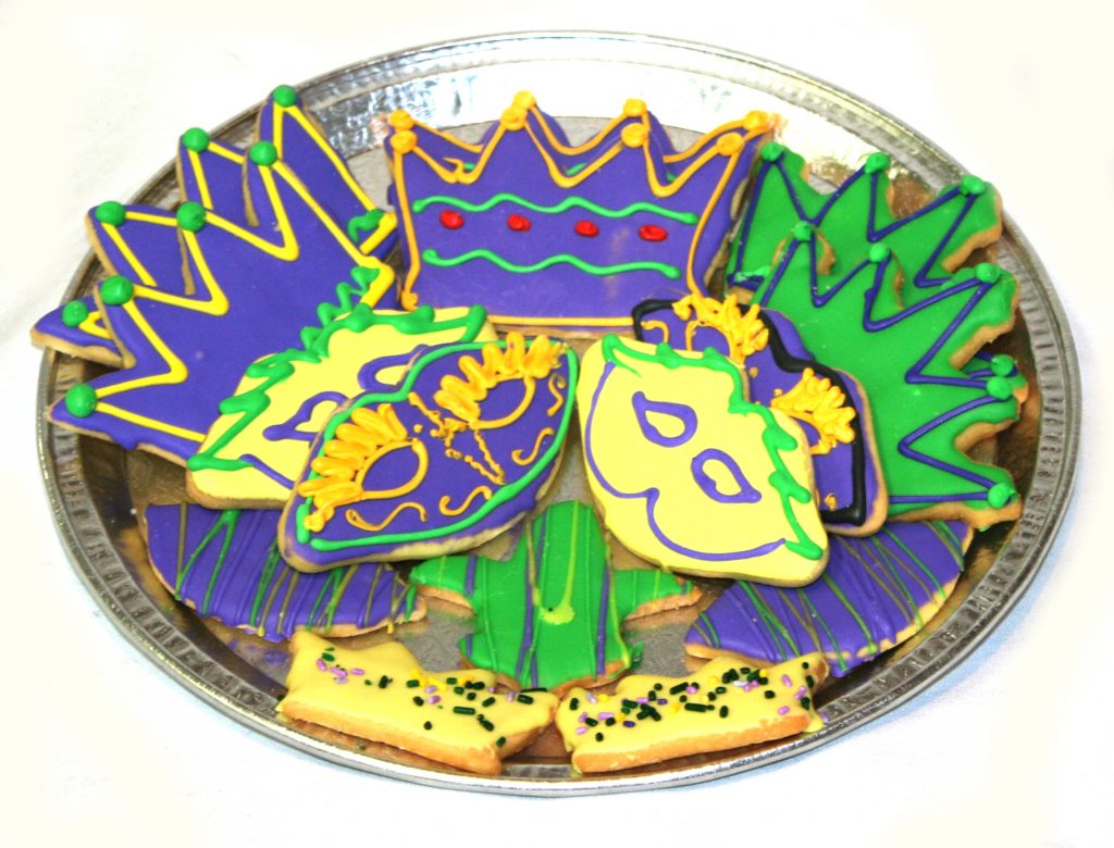 (1683) Mardi Gras Cookies Albuquerque - ABC Cake Shop & Bakery