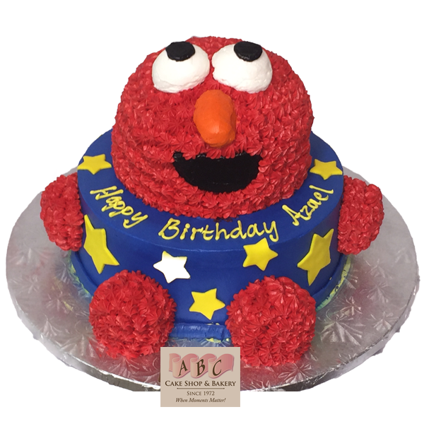 Elmo Sheet Cake