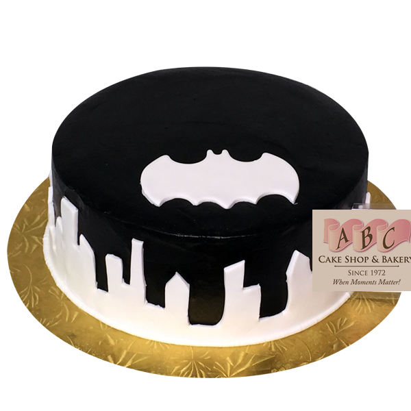 (1879) Round Batman Cake - ABC Cake Shop & Bakery