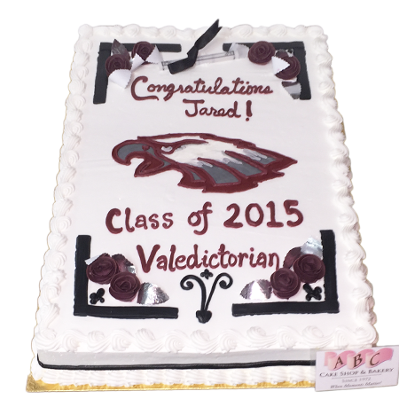 (1982) Congratulations Eagle Valedictorian - ABC Cake Shop & Bakery