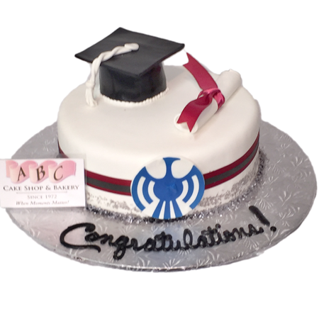 (1984) Congratulation Graduation Cake - ABC Cake Shop & Bakery