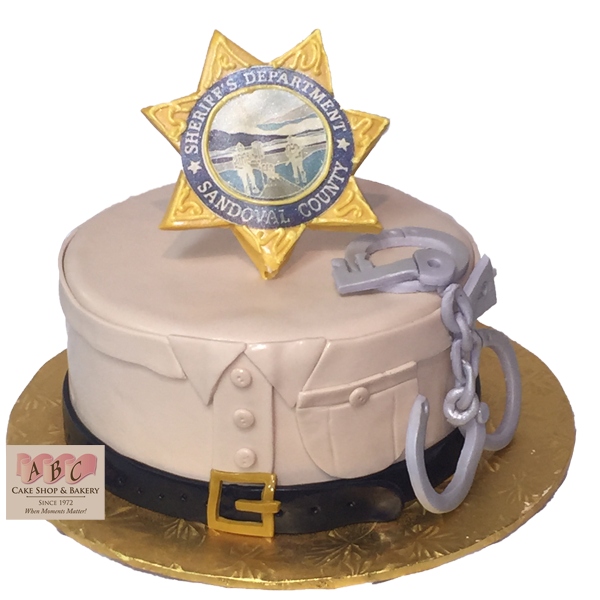 (1851) Sandoval County Sherriff's Department Cake - ABC Cake Shop & Bakery