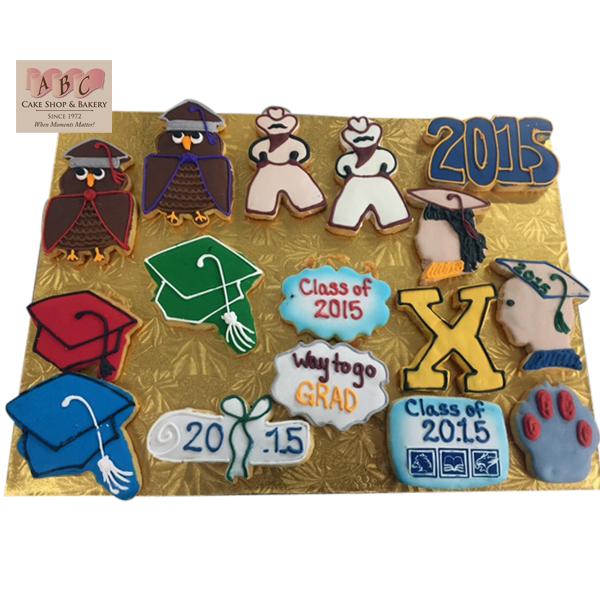 (2051) Graduation Cookies - ABC Cake Shop & Bakery