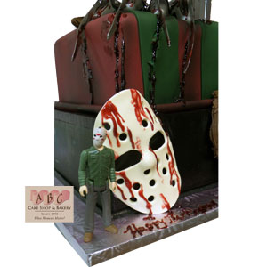 (2240) Horror Movie cake, Freddie, Jason, Mike Myers - ABC Cake Shop ...